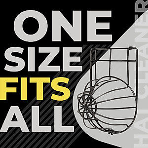 Ballcap Buddy - Original and Patented Hat Cleaner, Hat Washer for Washing Machine or Dishwasher, Cap Washer Frame for Flat & Curved Hats, Black, Made in USA