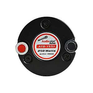 Audiopipe ATQ1551 1 Aluminum Titanium Tweeter 200w Max 4ohm Sold Each