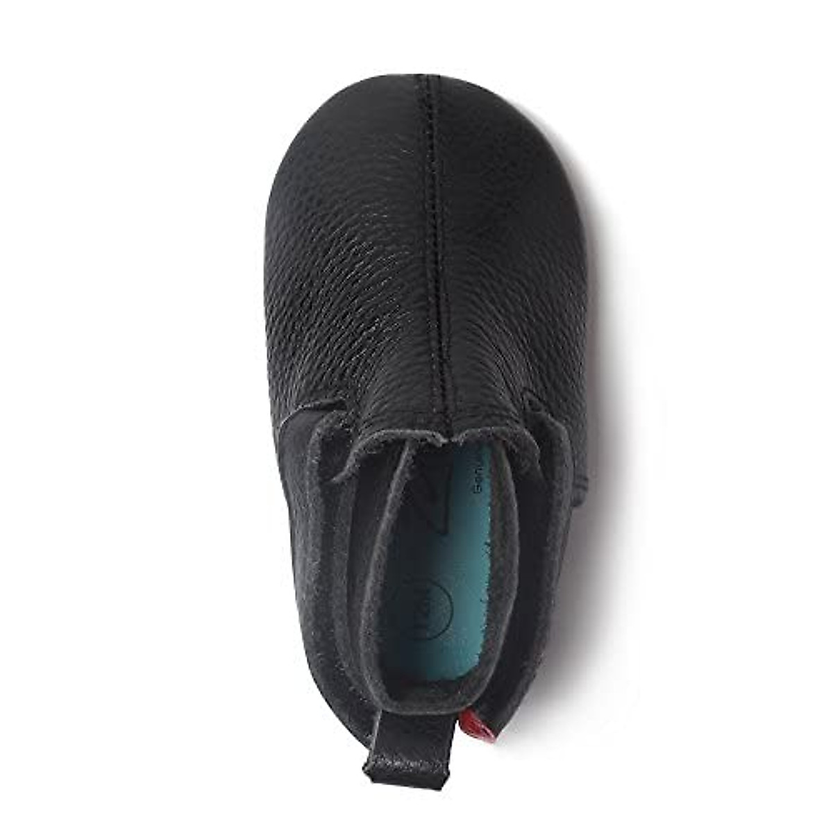 Zutano Leather Baby Shoes for Boys and Girls, Black, 18M