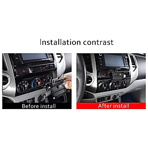 Dashboard Car Phone Holder Mount for 2011-2014 Toyota Tacoma Multifunctional Dash Panel Track, Practical Mobile Phone Navigation Stand Suitable for 4 to 7 inch Smartphones, Compatible with Tacoma