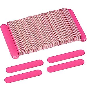 Tbestmax 200 Disposable Mini Nail File Bulk 3.4 inch Double Sided Emery Boards for Fingernail Tools 150 Grit