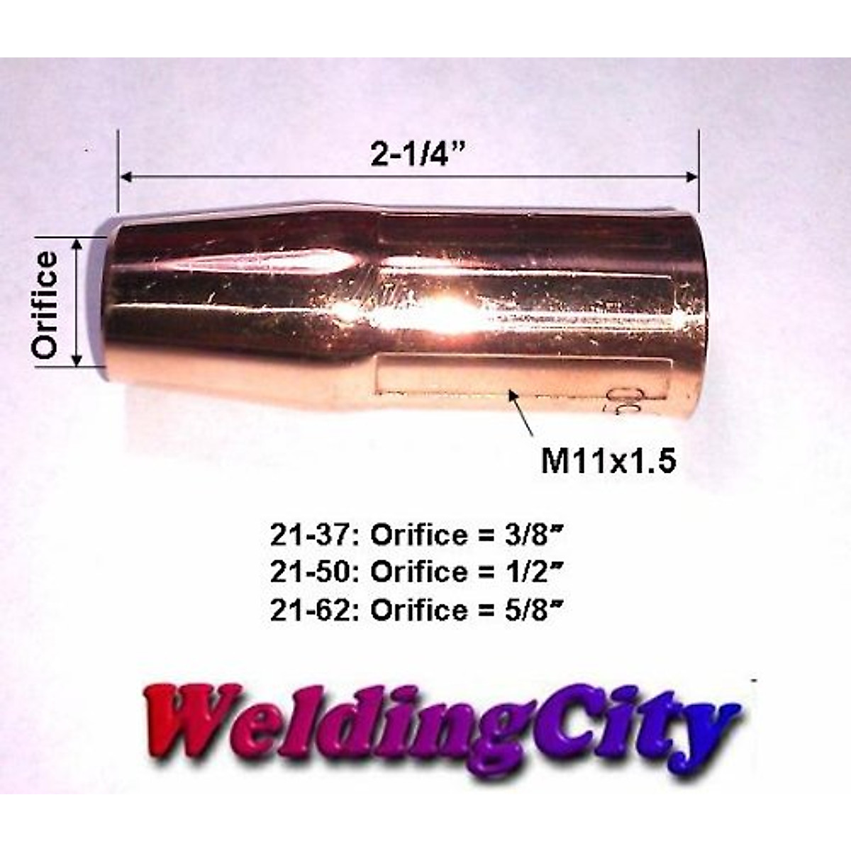 WeldingCity MIG Welding Gun Accessory Kit .030" (Contact Tip-Gas Nozzle-Gas Diffuser) for Lincoln Magnum 100L and Tweco Mini/#1 Up to 200A