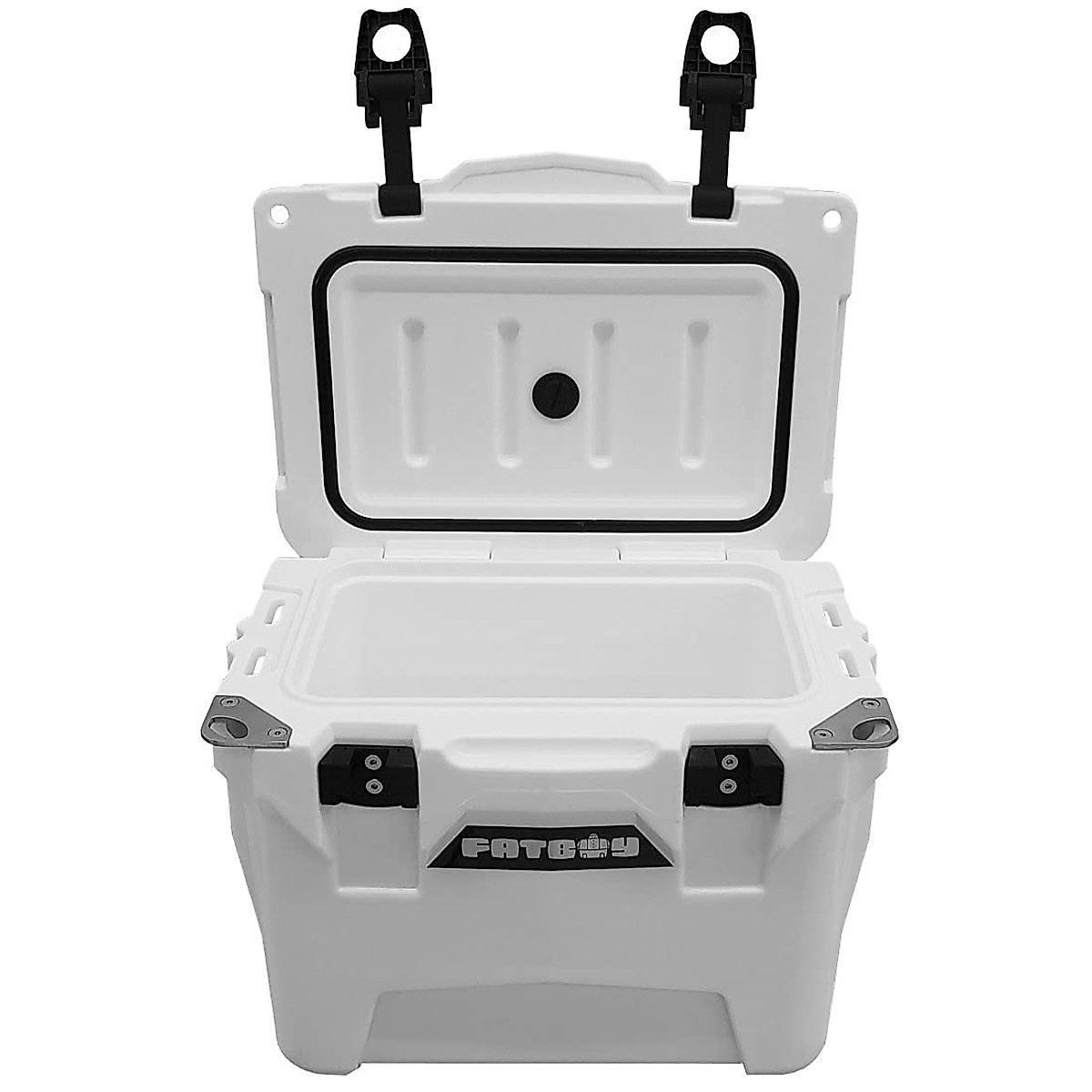 Fatboy 10QT Rotomolded Cooler Chest Ice Box Hard Lunch Box (White)