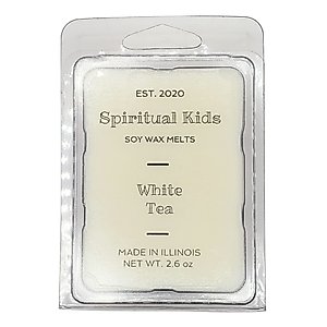 White Tea 1 Pack 2.6oz All Natural Soy Wax Melts 6 cubes Hand Poured with Fragrant/Essential Oils!