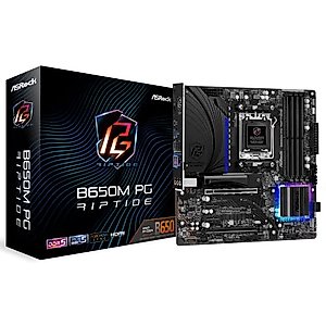 ASRock B650M PG Riptide AMD Ryzen 7000 Series Processors Motherboard