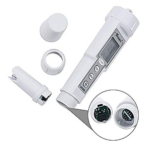 Y-LKUN Water Quality Meter Digital Waterproof PH&ORP Meter 0-14 PH 500mV Oxidation-Reduction Potential CT-6821 ATC PH Controller Meter Measuring Tool Moisture Meter