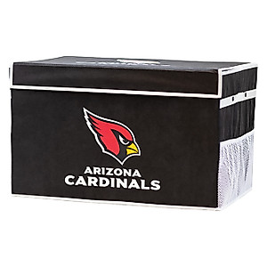 Franklin Sports NFL Storage Footlocker Bins - Large Folding Organizer Containers - NFL Team Office, Bedroom + Living Room Décor - Large + Small Bins
