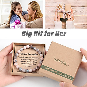 THEMEROL Easter Basket Stuffers for Teens Girls Gifts Bracelets Kids Trendy Stuff Teenage 12 Year Old Birthday Idea Best Friend Women Her Daughter Granddaughter Cards Christmas Day Stocking Valentines