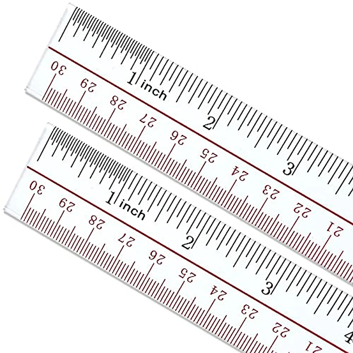 Ruler 12 inch, Clear Plastic 12 inch Ruler, Apply to Rulers for Kids ...