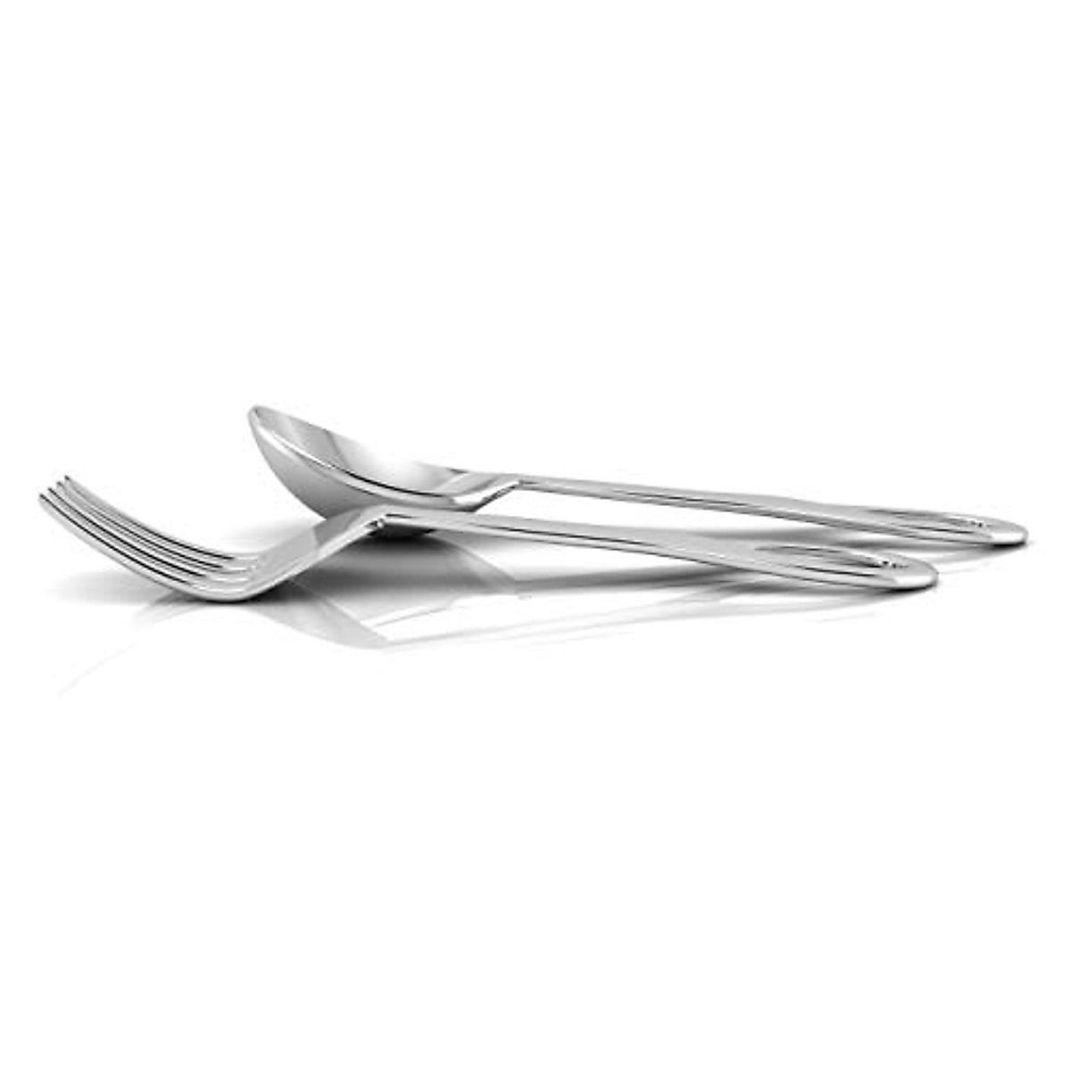Miza Sterling Sophie Silver Baby Spoon & Fork Set