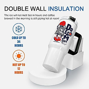 Icesip 40oz Sublimation Tumbler With Handle 12 Pack Double Wall Stainless Steel Insulated Tumblers With Lid Straw Bulk Blanks Cups Black Handle (12 pack black handle)