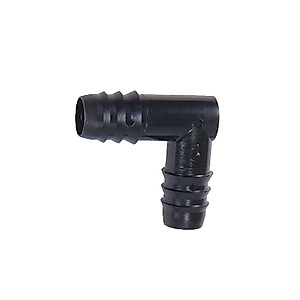 Irrigation Fittings Kit for 1/2" Tubing 20 PIECE SET - 5 Tees, 5 Couplings, 5 Elbows, 5 End Cap Figure 8 Plugs - Barbed Connectors (For Rain Bird 16mm .520 ID and Compatible Drip or Sprinkler Systems)