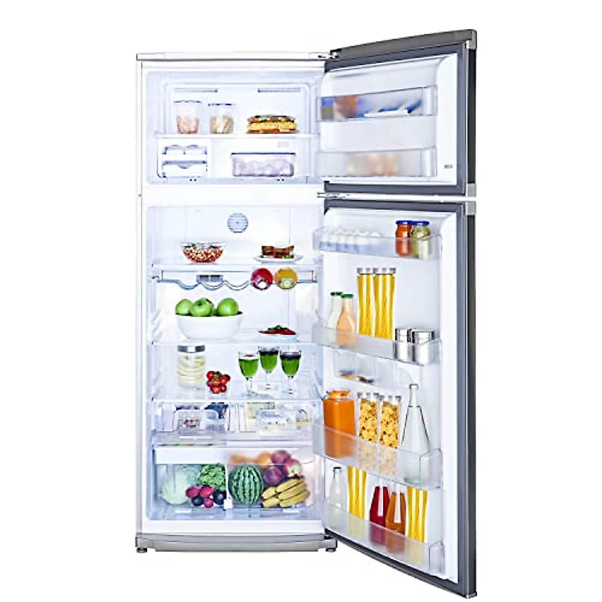 Set of 6pcs Tall Pasta Storage Container with Lid, Food Storage Jar Kitchen Canister for Spaghetti Pasta and Dry Goods 2.1"Diameter x 11.8"Height