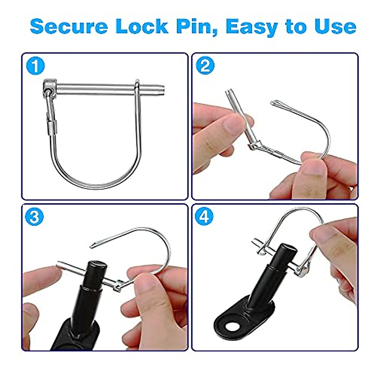 Thinvik Coupler Hitch Attachments for Instep and Schwinn Bike Trailers,Flat and Angled Couplers Metal, Bike Trailers Accessories for Kids&Pets, for Various of Bicycle Carriers, Trailer Size（Angled）