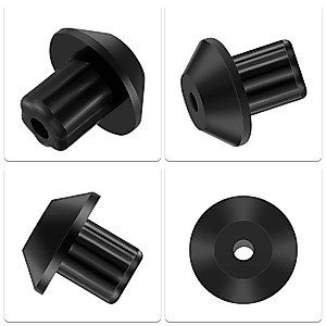 48 Pieces Rubber Grate Feet Rubber Foot Replacements Compatible with GE WB2K101 Gas Range Burner Grate, Replace Part Number WB02T10461, AP2622260, PS241358