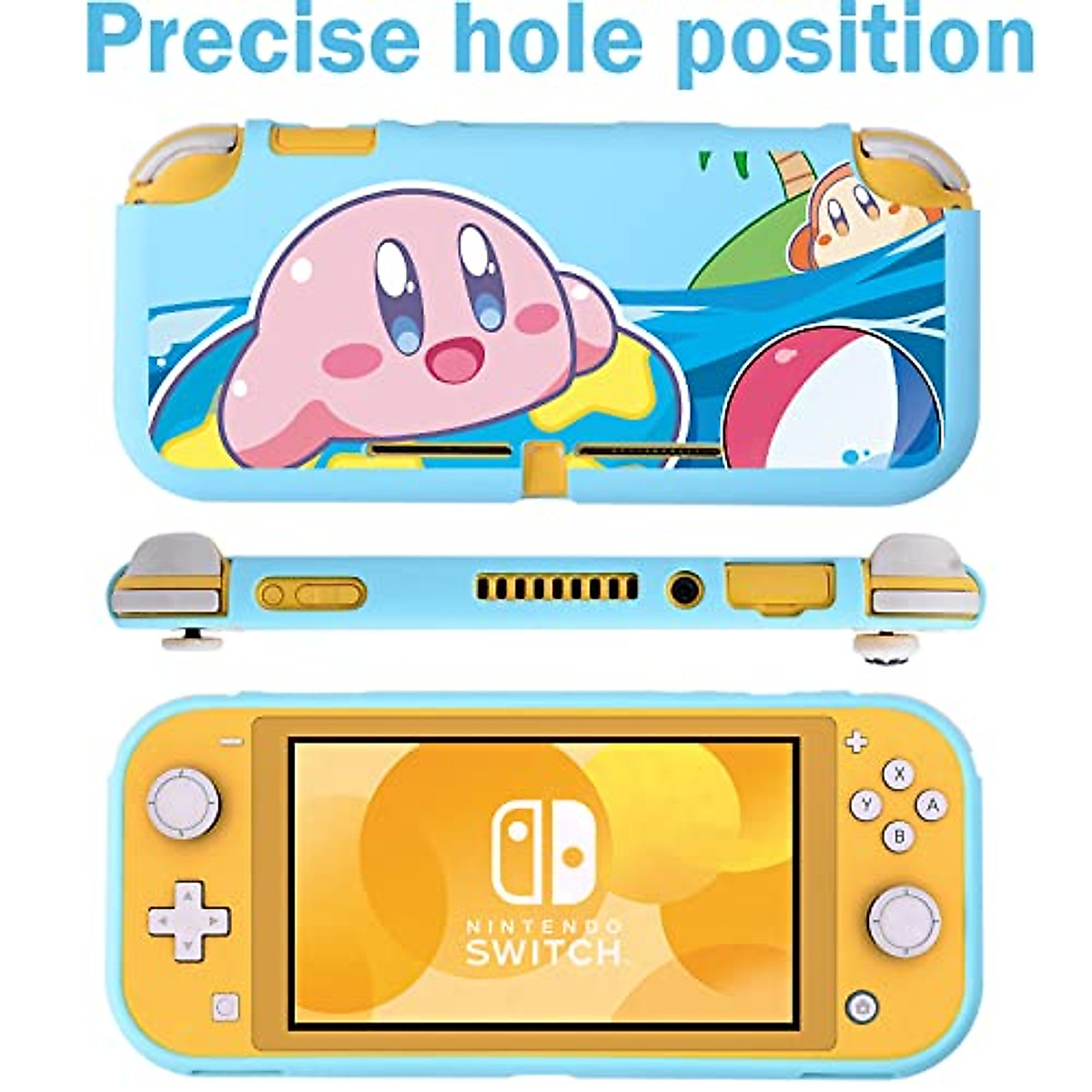 Xcitifun Designed for Nintendo Switch Lite Case Switch Lite TPU Cases for Girls Boys Kids Cute Kawaii Protective Shell Compatible with Nintendo Switch Lite Controller Carrying Cover - Character 2
