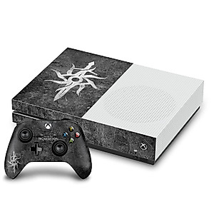 Head Case Designs Officially Licensed EA Bioware Dragon Age Distressed Symbol Inquisition Graphics Vinyl Sticker Gaming Skin Decal Cover Compatible with Xbox One S Console and Controller Bundle