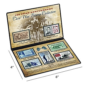American Coin Treasures 150th Anniversary Civil War Commemorative Stamp Collection