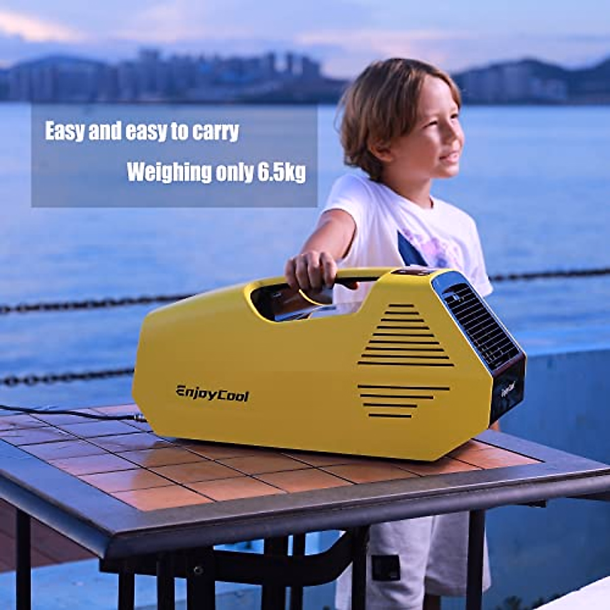 tent air conditioner for camping 2380BTU's of fast cooling 240Wh & light and flexible energy saving camping air conditioner ventless portable air conditioner quiet portable air conditioner
