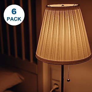 ProCrus E26 LED Light Bulb,G14 1W,1 Watt Small Night Light Bulbs,3000K Soft White,80LM,10W Equivalent,for Bedroom, Ceiling Fan, Table Lamp, Kitchen, Pendant Fixtures,Vanity,120V,Not Dimmable,6 Pack