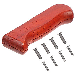 Kitchen Handle Cutter Replacement Grip Wood Handle for Cutter Wood Grip for Kitchen Cutter Wood Grip for Cutter Kitchen Cutter Grip Kitchen Knifes Parts Handle for Knifes