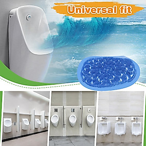 Urinal Screens Deodorizer 50 Pack, Urinal Screen Anti-splash Anti-clogging, for Public Restrooms, Bathrooms, Restaurants, Offices, Schools, 25 Pack Blue & 25 Pack Orange