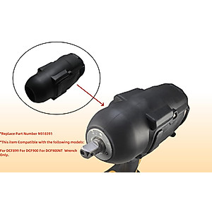 N918391 impact drill protective cover suitable fits 1/2 inch impact wrenches， Rubber Protective with Dewei DCF899, DCF900, and DCF900NT impact wrenches compatible