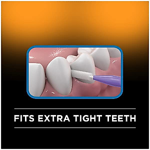 Dentek Slim Brush 32 Count Deep Clean Tight Teeth (6 Pack)