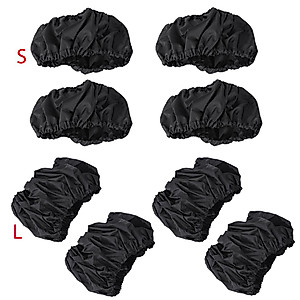 Wheel Cover, 8 Pcs Wheel Case Jogger Wheel Cover Infant Pram Stroller Wheel Cover Wheelchair Wheel Covers Stroller Accessories (L)