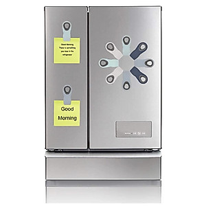 Gourmet Kitchen 10 Piece Bag Clips with Magnet, Food Clips, Chip Clips, Bag Clips for Food Storage with Air Tight Seal Grip, Snack Bags and Food Bags, Air Tight, Shades of Blue and Gray