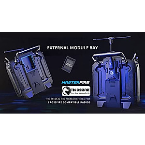 RadioMaster TX16S Mark II MAX Edition 2.4GHz 16 Channel EdgeTX OpenTX Radio Transmitter Leather Grips CNC Finished Components Mode 2 (Carbon Black, ELRS w/ AG01)