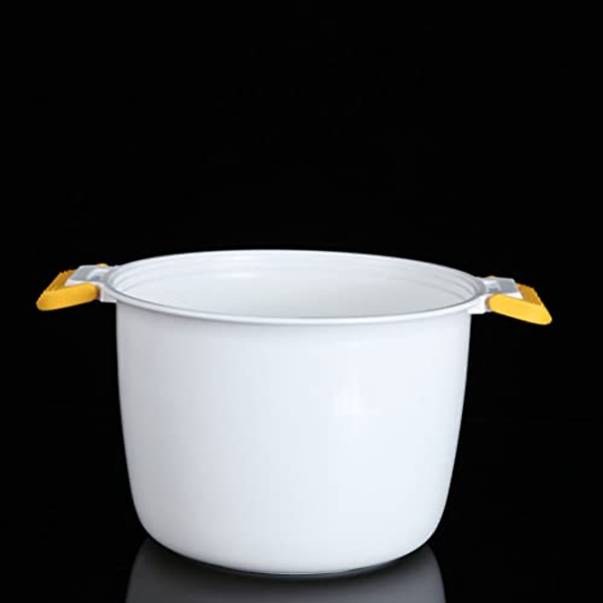 Luxshiny Microwave Pressure Cooker Microwave Rice Cooker Mini Rice Cooker Portable Steamer Pasta Cooker Food Steamer Pot for Cooking Soup Rice Stews and Oatmeal Yellow S Microwave Pasta Pot