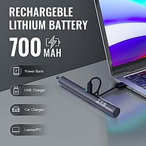 WORKPRO Mini Electric Screwdriver, 20 in 1 Electric Precision Screwdriver with Magnetizer and S2 Steel Bits, Max 4.0V Magnetic Rechargeable Cordless Screwdriver Kit for Phone, Camera, Laptop