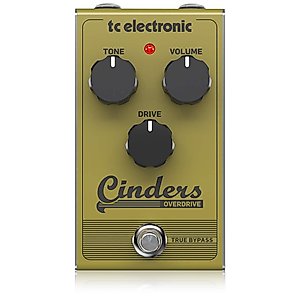 TC Electronic CINDERS OVERDRIVE Tube-Like with Extremely Responsive and Expressive Feel