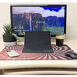 3dRose Image of Lily Pads at Hickey Creek Lehigh Acres Florida - Desk Pad Place Mats (dpd-336037-1)