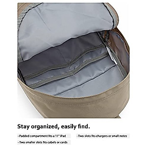 HotStyle SIMPLAY+ Mini Backpack Small Fashion Backpacking Purse, Pastel Khaki