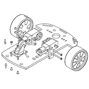 Ardest DIY Programmable 2WD Smart Robot Car Chassis Kit with Motor Speed Encoder for Kids to Learn Arduino, Coding, Robotics, and Electronics