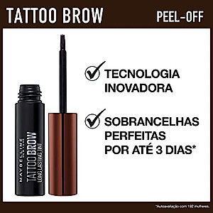 Maybelline New York Brow Tattoo Longlasting Tint Medium Brown 4.9ml,0.16 Fl Oz (Pack of 1),YDK03043