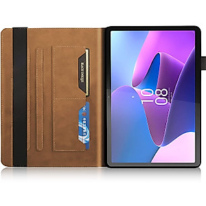 TIPOYOROO Case for Lenovo Tab P11 Pro 11.2" 2nd Gen 2022 (TB-138FC/TB-132FU) Bussiness Premium PU Leather Stand Folding Folio Cover for Lenovo Pad Pro 2022 Modle Shell Cover 11.2 inch -Navy Blue