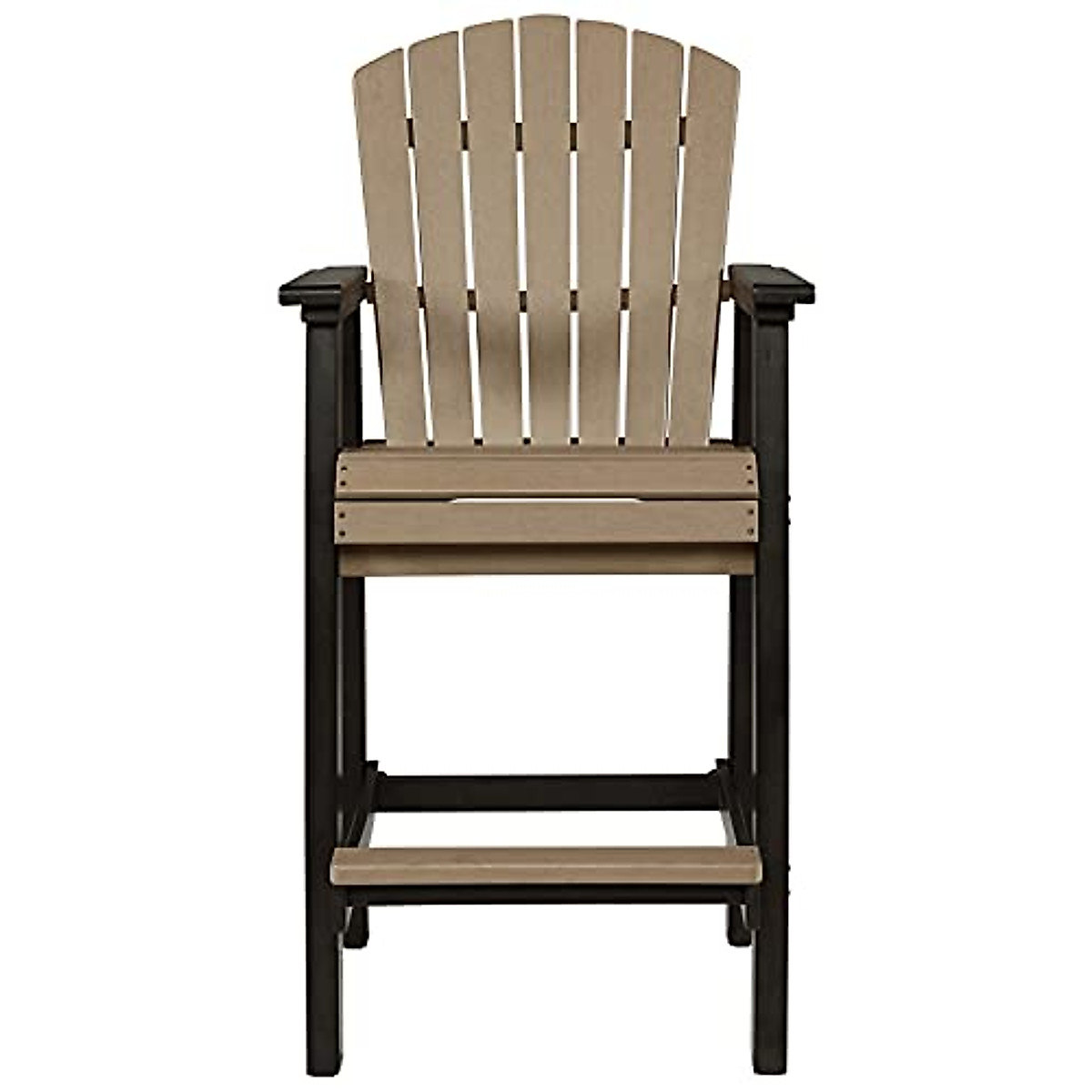 Signature Design by Ashley Fairen Trail 30" Outdoor Barstool, 2 Count, Black & Brown