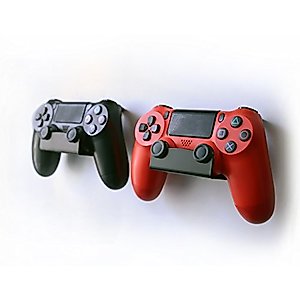 Monzlteck New Wall Mount For PS4 Controller,Compatible with PS5 controller,Screw-Free Application（Single）