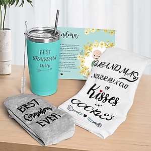 Grandma Birthday Gifts, Grandma Gift Ideas, Christmas Gifts for Grandma from Grandchildren/Granddaughter/Grandson, Great Grandma Grandmother Gifts, Best Grandma Gifts, New Grandma Gifts First Time