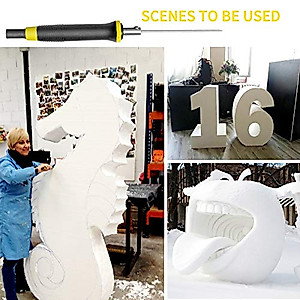 Jhua Hot Knife Foam Cutter Electric Styrofoam Cutting Tool 36W Hot Wire Foam Cutter Electric Foam Cutting Machine Pen Hot Pen 5CM Styrofoam Cutter Cutting Tool Kit