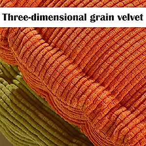 Square Floor Pillow Thick Cushion Meditation Pillows for Adults & Kids Bedroom Balcony Car Office Patio Sofa Reading Nooks Large Outdoor Indoor Tatami Chair Seat Cushion 20"×20" Green