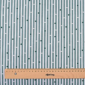 Hanjunzhao Pea Green Color Fat Quarters Fabric Bundles 18 x 22 inch for Quilting Sewing Crafting