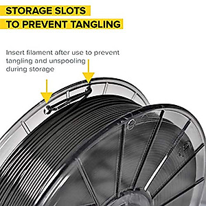 StanceMagic Black 3D Printer Filament 1.75mm PLA for 3D Printers, FDM Printers, 3D Pens, 0.8kg (1.75lbs) Pack