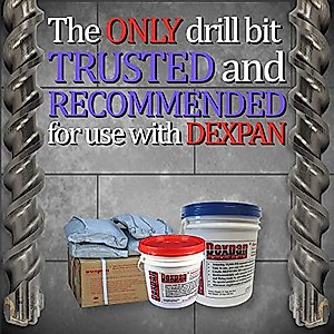 ArcherPRO 1-1/2” x 21" Inch SDS Max Drill Bit for Fast Concrete and Rock Drilling. SDS Max Rotary Hammer Drill bits with Carbide tip for Concrete and Stone. Perfect for use with Dexpan.