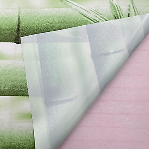 Yifely Green Bamboo Furniture Paper Self-Adhesive Shelf Liner Dresser Drawer Cabinet Sticker 17.7 Inch by 9.8 Feet