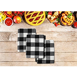 RIANGI Floral Kitchen Towels Yellow Kitchen Towels Set of 6 Yellow Dish Towels for Kitchen,Yellow Kitchen Decor 100% Cotton Size 20x28 Inches - Now Designs Kitchen Towels