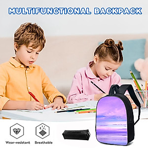 Backpacks Cartoon 3D Print Laptop Backpacks with Pencil case 17 Inch Travel Daypack For Youth Men Women 3